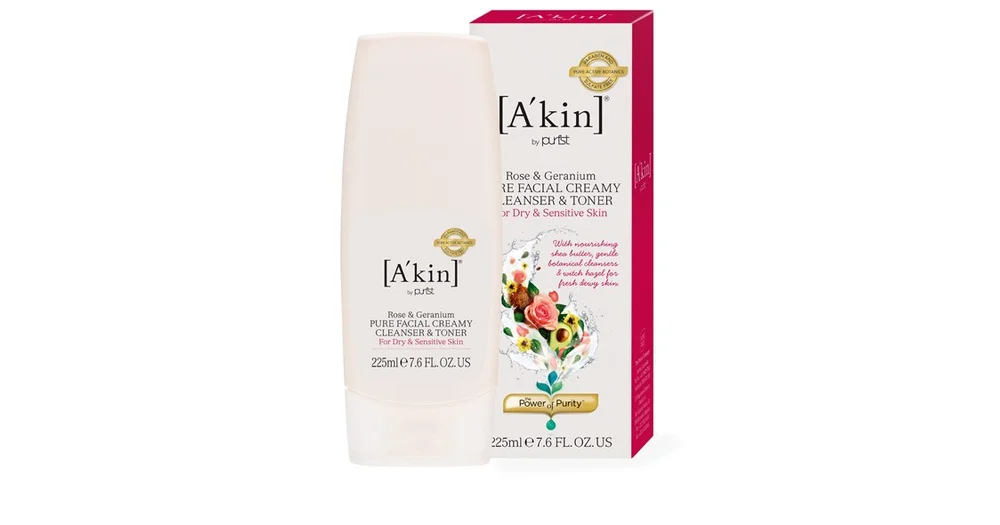 A'kin Rose & Geranium Pure Creamy Cleanser & Toner reviews ...