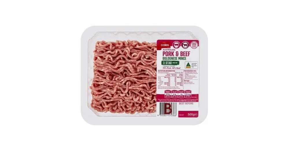 Coles Pork & Beef Mince Bolognese reviews | ProductReview.com.au