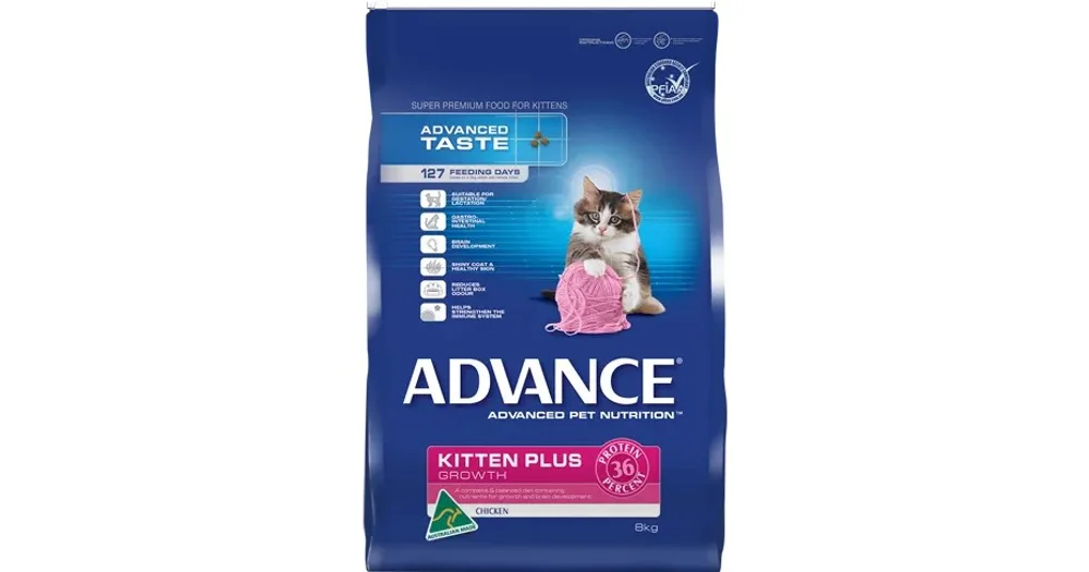 Advance Premium Kitten Plus Growth Chicken Dry Cat Food reviews ...