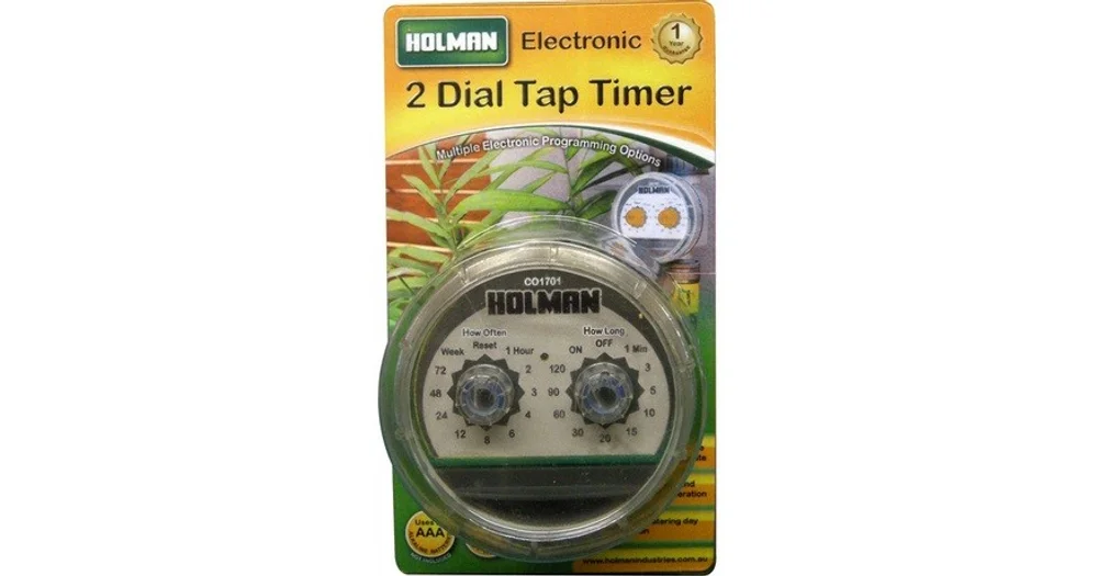 Holman 2 Dial Electronic Tap Timer CO1701 reviews | ProductReview.com.au