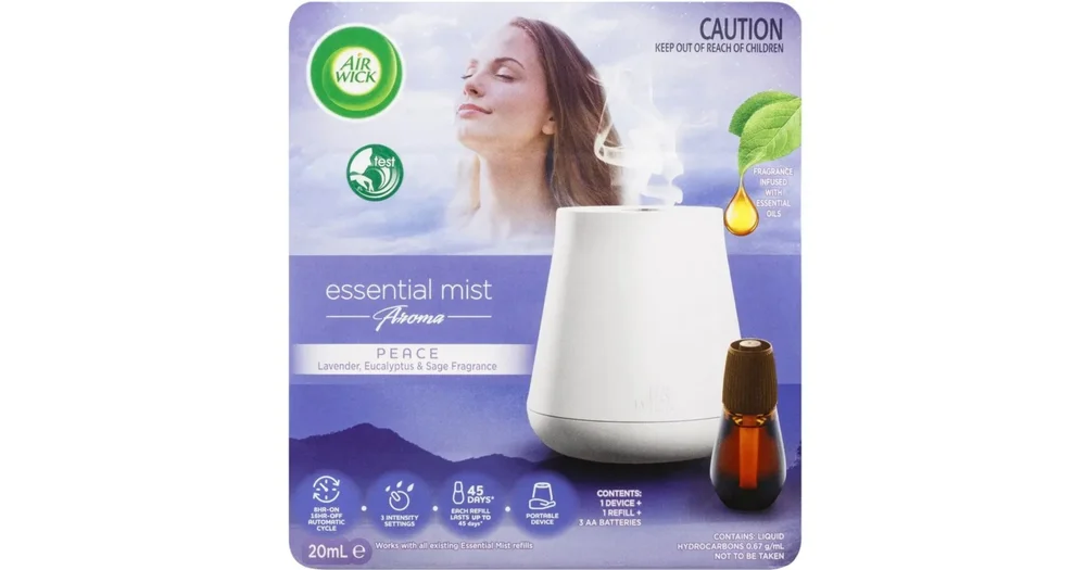 Air Wick Essential Mist Aroma Peace reviews | ProductReview.com.au
