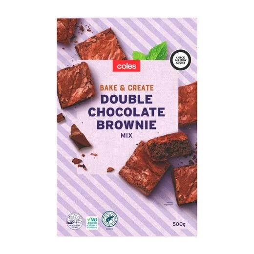 Coles Bake & Create Double Chocolate Brownie Mix reviews ...