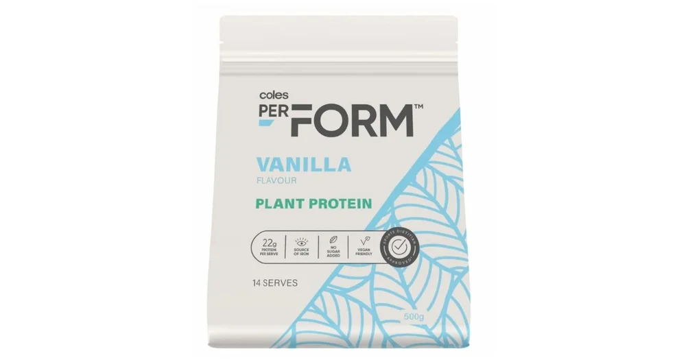 Coles Perform Plant Protein reviews | ProductReview.com.au