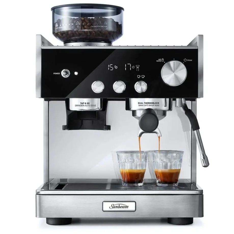 Sunbeam Origins Espresso Machine EMM7300SS reviews | ProductReview.com.au