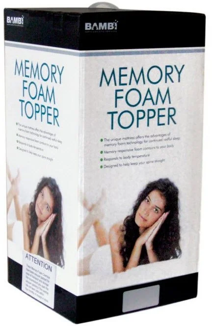 Bambi Moodmaker Memory Foam Mattress Topper reviews | ProductReview.com.au