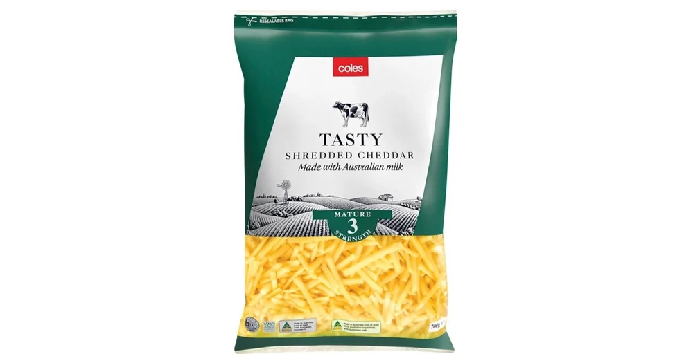 Coles Tasty Shredded Cheddar reviews | ProductReview.com.au