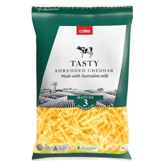 Coles Tasty Shredded Cheddar reviews | ProductReview.com.au