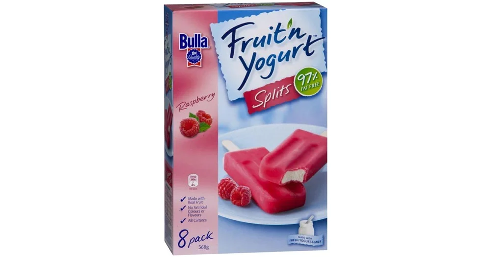 Bulla Fruit' n Yogurt Splits reviews | ProductReview.com.au
