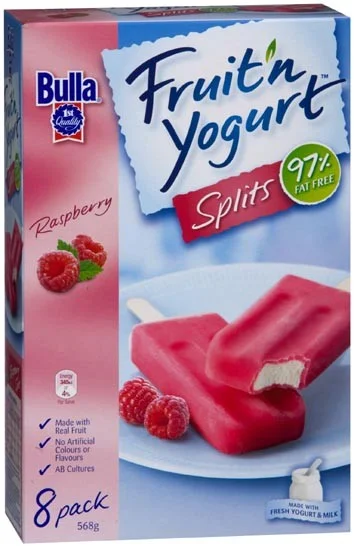 Bulla Fruit' n Yogurt Splits reviews | ProductReview.com.au