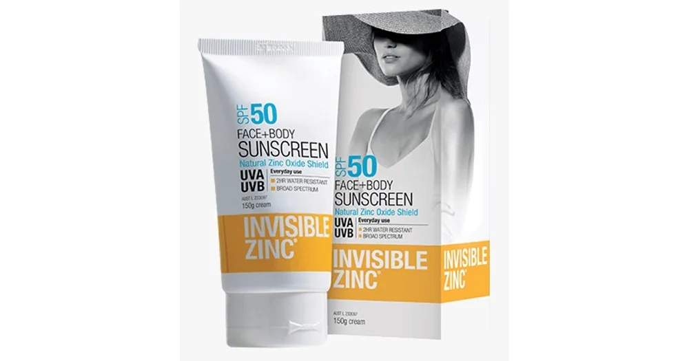 Invisible Zinc Face & Body Sunscreen SPF50 reviews | ProductReview.com.au