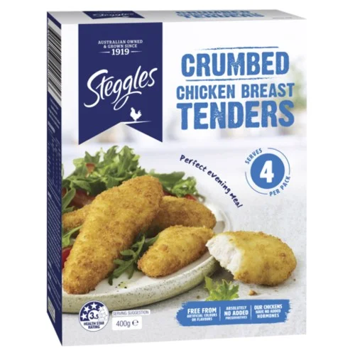 Steggles Crumbed Chicken Breast Tenders reviews | ProductReview.com.au