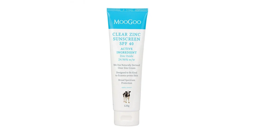 MooGoo Clear Zinc Sunscreen SPF 40 | ProductReview.com.au