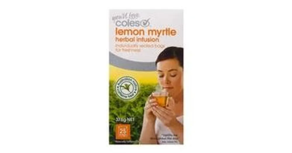 Coles Herbal Tea Lemon Myrtle reviews | ProductReview.com.au