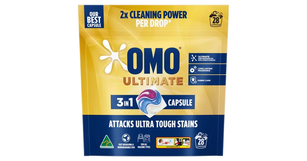 Omo Ultimate 3 in 1 Laundry Capsules reviews | ProductReview.com.au