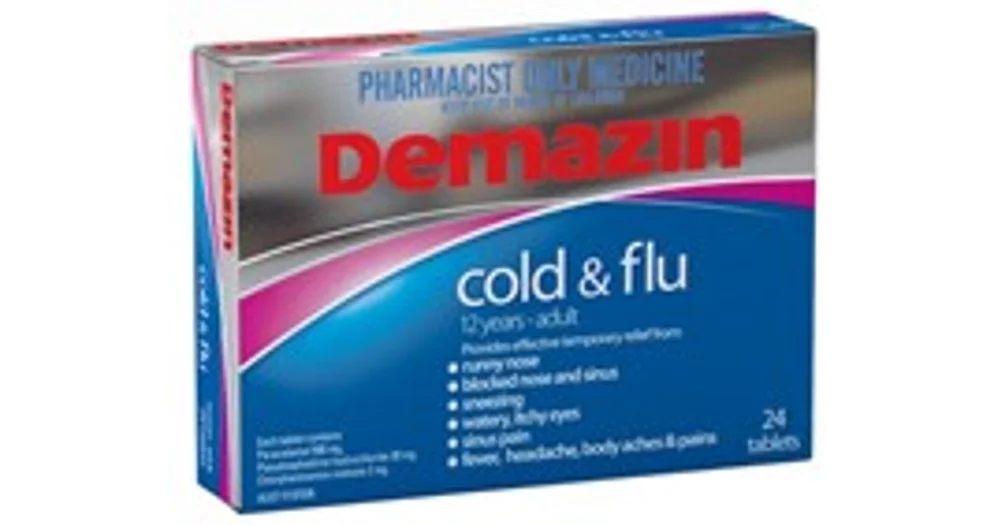 Demazin Cold & Flu Tablets reviews | ProductReview.com.au