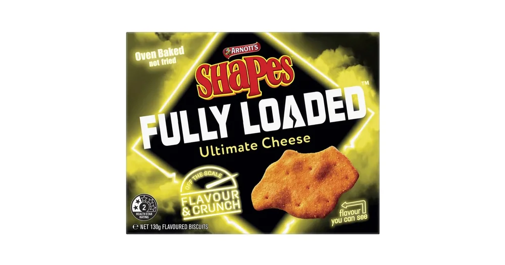 Arnott's Shapes Fully Loaded Ultimate Cheese reviews | ProductReview.com.au