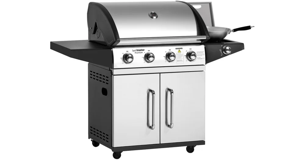 Beefmaster Premium BBQ with Side Burner reviews | ProductReview.com.au
