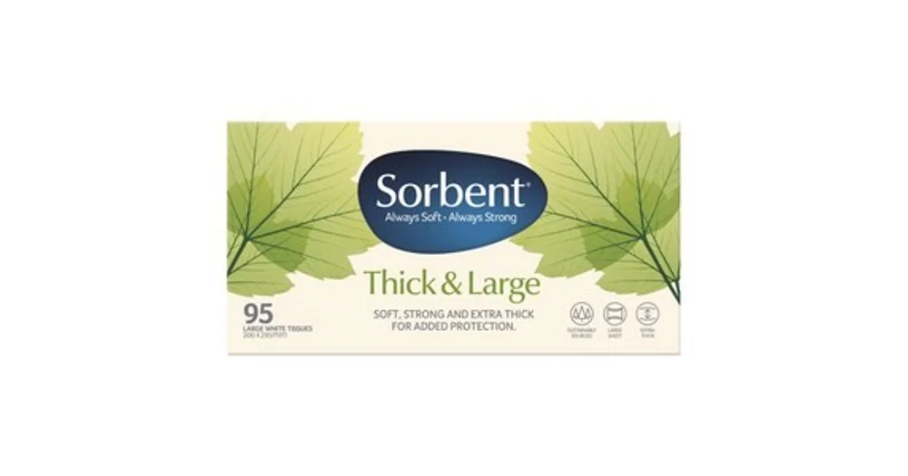 Sorbent Thick & Large Tissues reviews | ProductReview.com.au