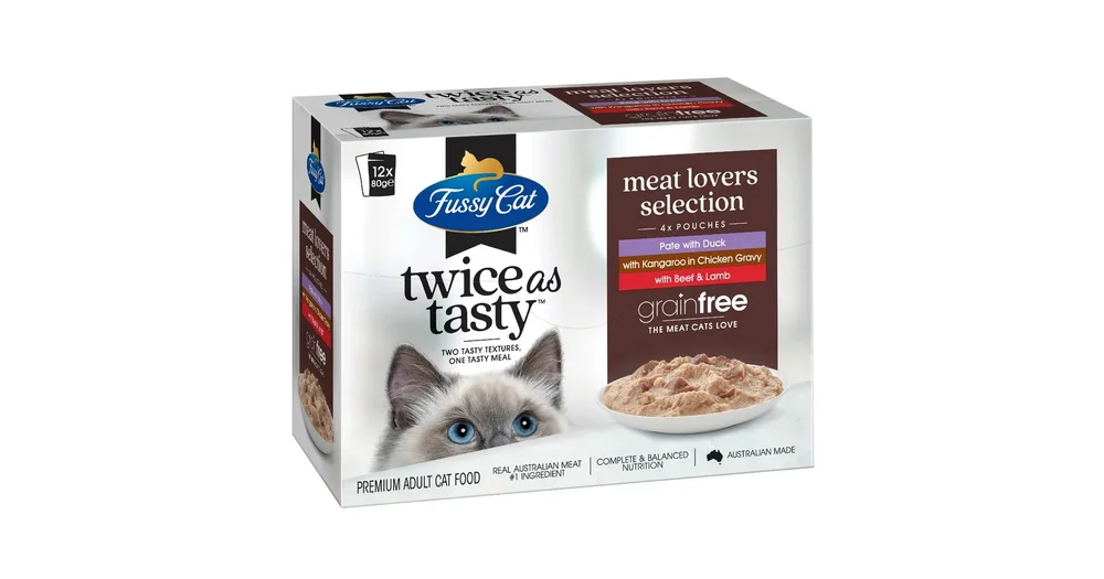Fussy Cat Wet Cat Food Meat Lovers Selection reviews | ProductReview.com.au