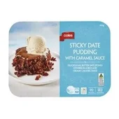 Coles Sticky Date Pudding With Caramel Sauce | ProductReview.com.au