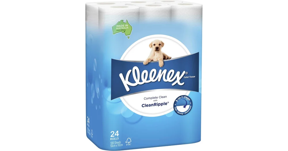 Kleenex Complete Clean Toilet Tissue reviews | ProductReview.com.au