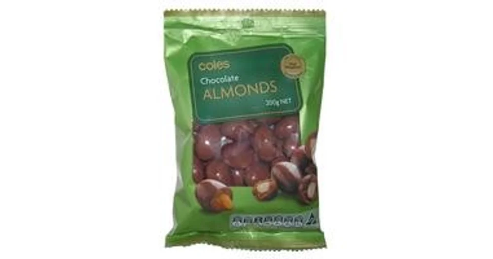Coles Chocolate Coated Almonds reviews | ProductReview.com.au