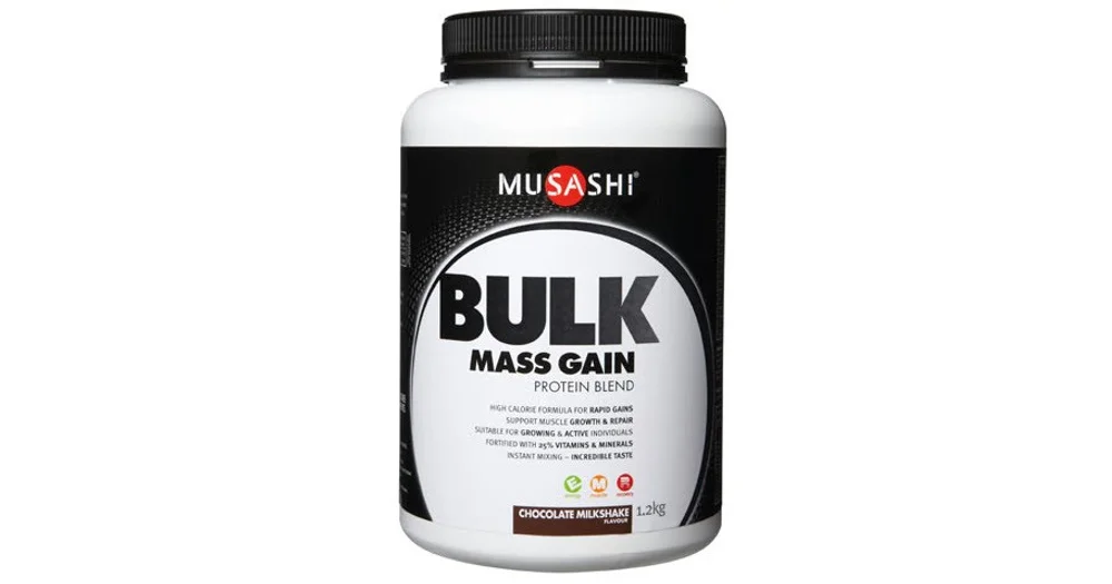 Musashi BULK Mass Gain Protein Blend reviews | ProductReview.com.au