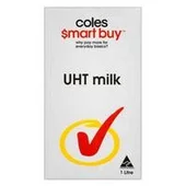Coles Smart Buy UHT Full Cream Milk 1L | ProductReview.com.au