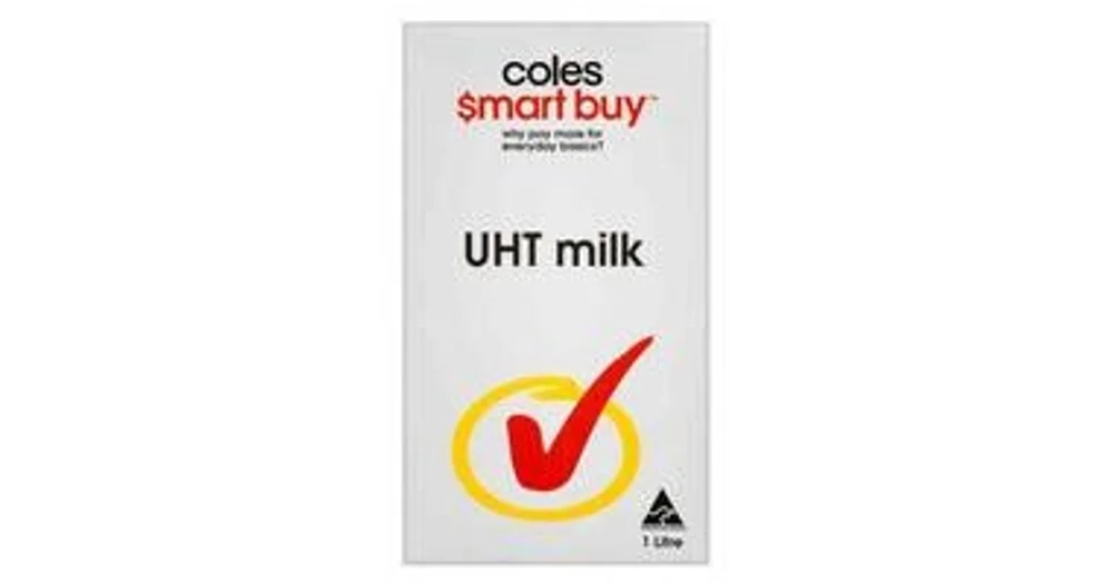 Coles Smart Buy UHT Full Cream Milk 1L reviews | ProductReview.com.au