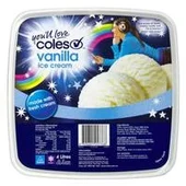 Coles Ice Cream Vanilla 4L | ProductReview.com.au
