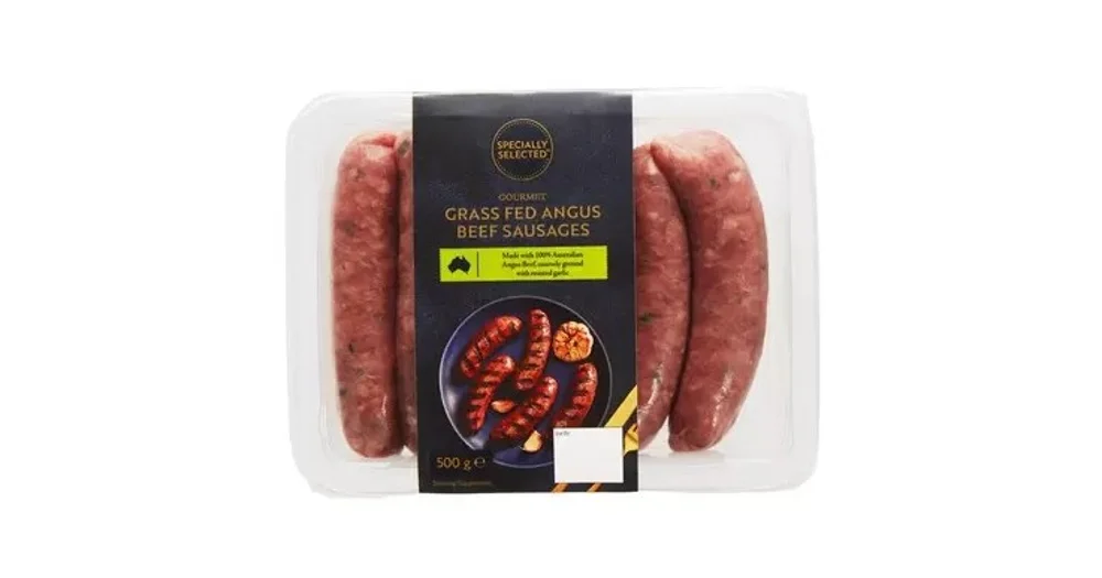 ALDI Specially Selected Gourmet Grass Fed Angus Beef Sausages reviews ...