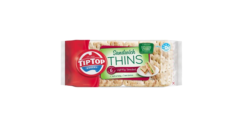 Tip Top Sandwich Thins reviews | ProductReview.com.au