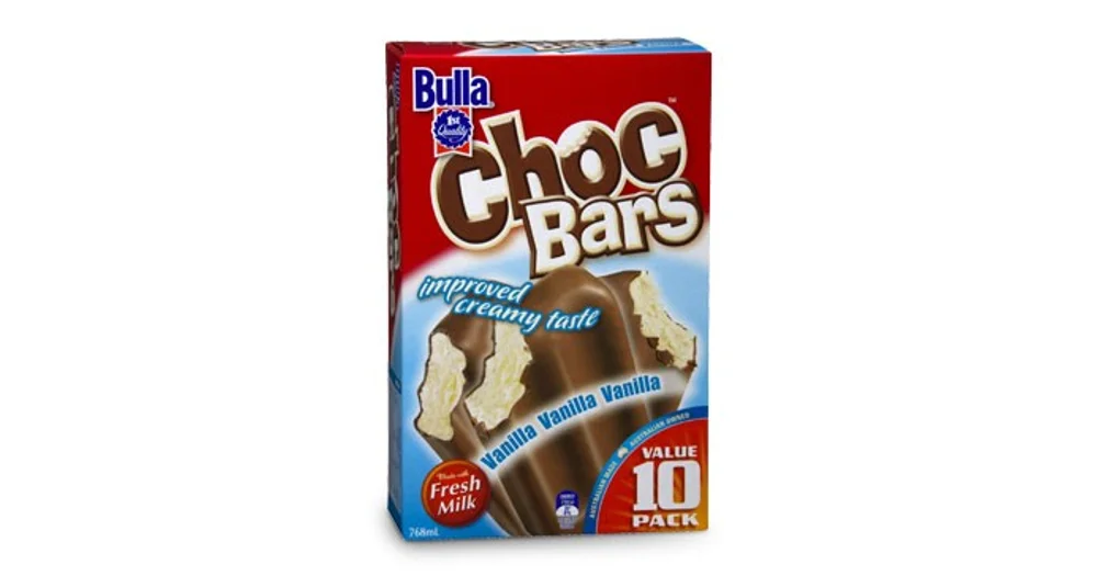 Bulla Ice Cream Choc Bars Vanilla Questions | ProductReview.com.au