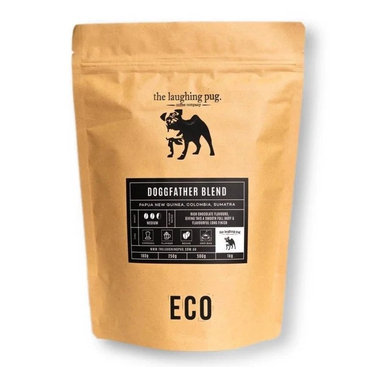 The Laughing Pug Drip Coffee Bags Doggfather Blend reviews ...