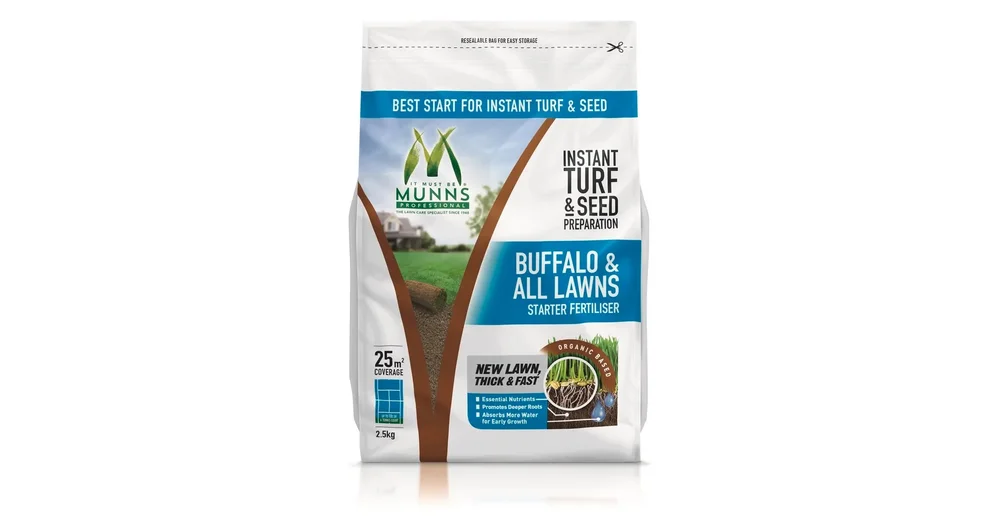 Munns Professional Buffalo & All Lawns Starter Fertiliser reviews ...