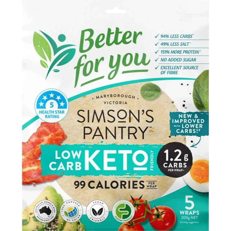 Simson's Pantry Low Carb Keto Wrap reviews | ProductReview.com.au