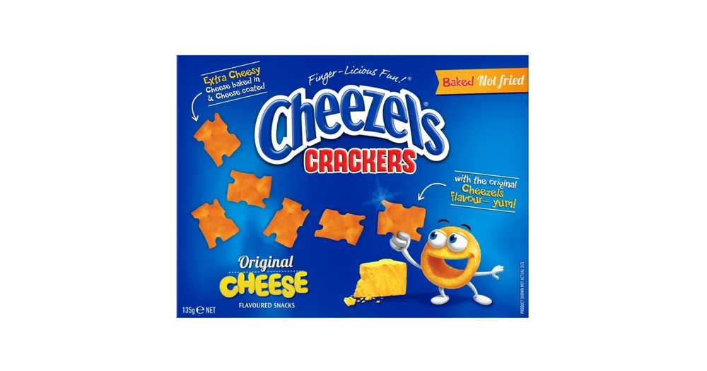 Cheezels Original Cheese Crackers reviews | ProductReview.com.au