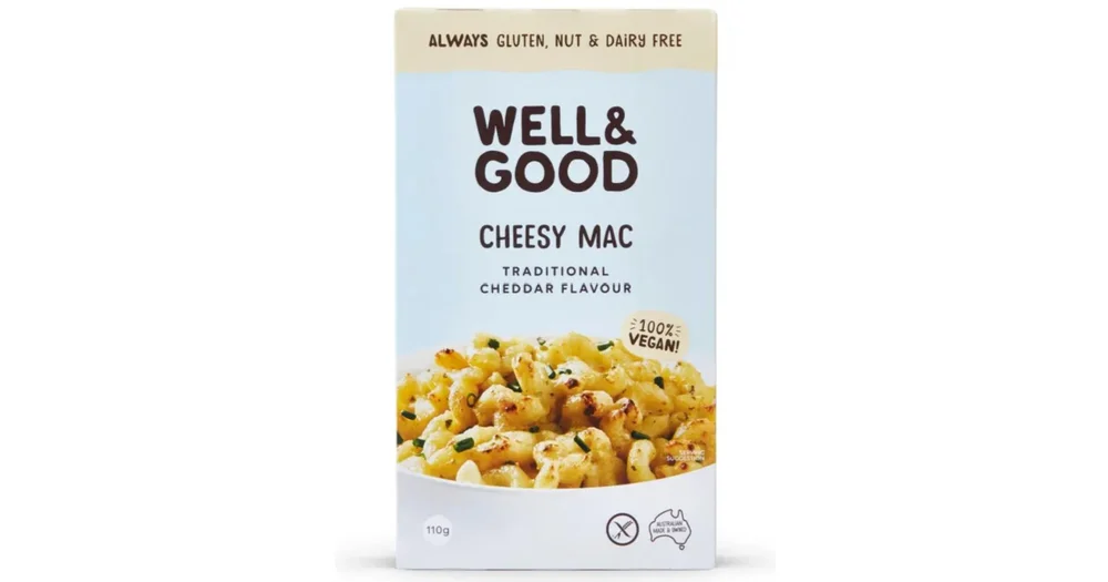 Well & Good Cheesy Mac Cheddar Flavour reviews | ProductReview.com.au