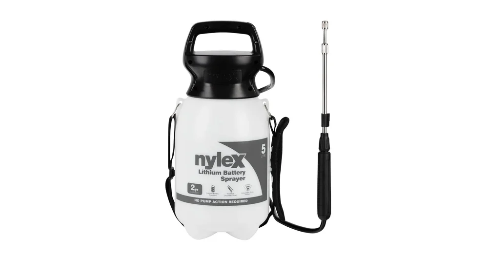 Nylex 5L Rechargeable Battery Sprayer reviews | ProductReview.com.au