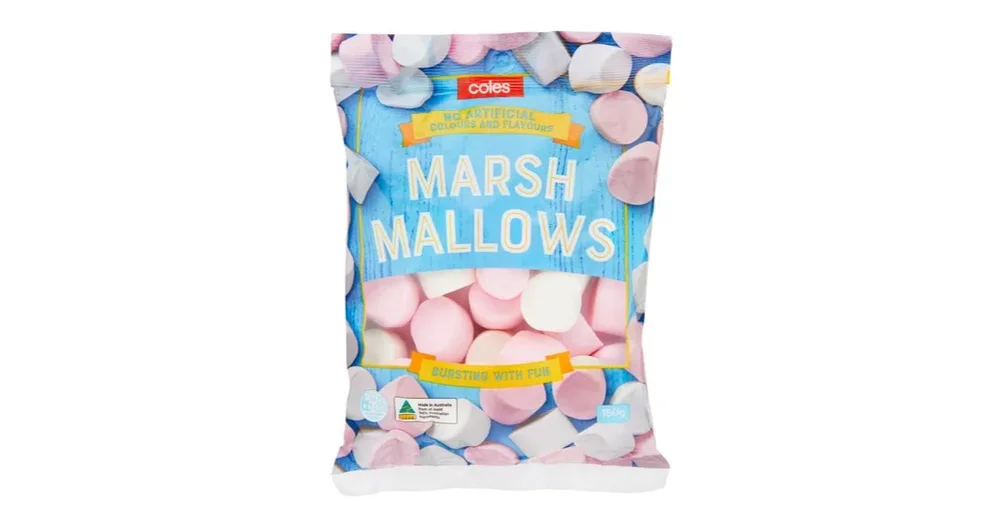 Coles Pink And White Marshmallows reviews | ProductReview.com.au