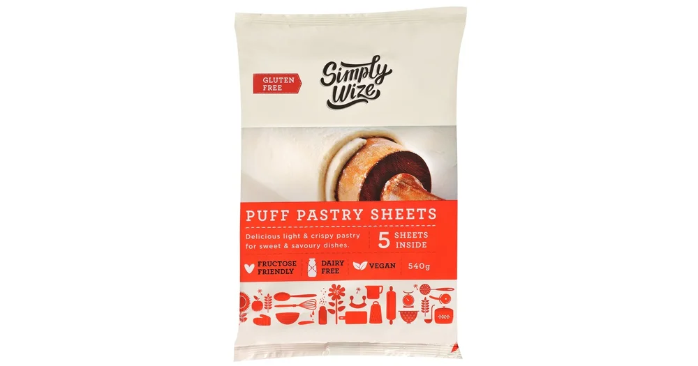 Simply Wize Puff Pastry Sheets Gluten Free reviews | ProductReview.com.au