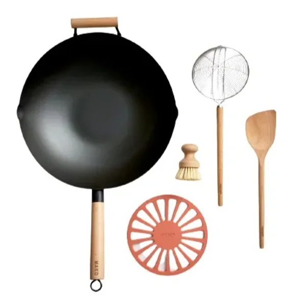 MAKO Black Steel 14 Wok Kit reviews | ProductReview.com.au