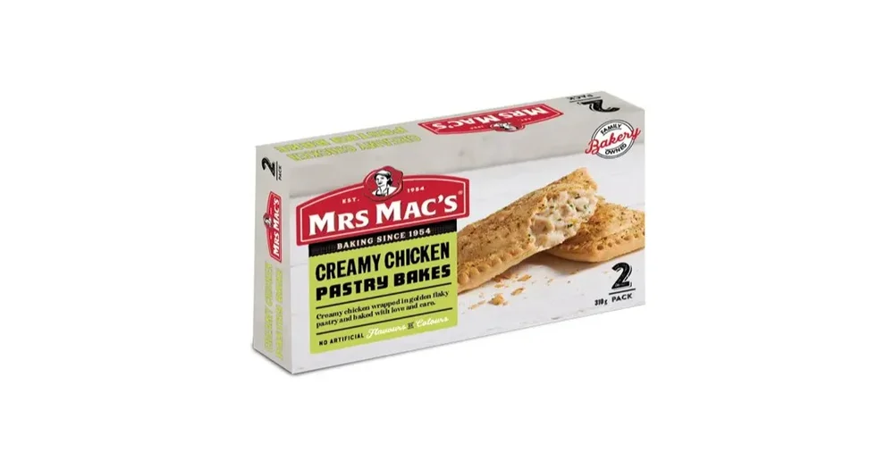 Mrs Mac’s Creamy Chicken Pastry Bakes 2 Pack reviews | ProductReview.com.au