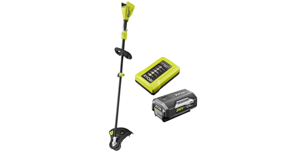 Ryobi 36V Brushless Line Trimmer Kit RLT36X4BL reviews | ProductReview ...