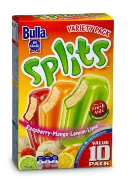 Bulla Ice Cream Splits Variety reviews | ProductReview.com.au