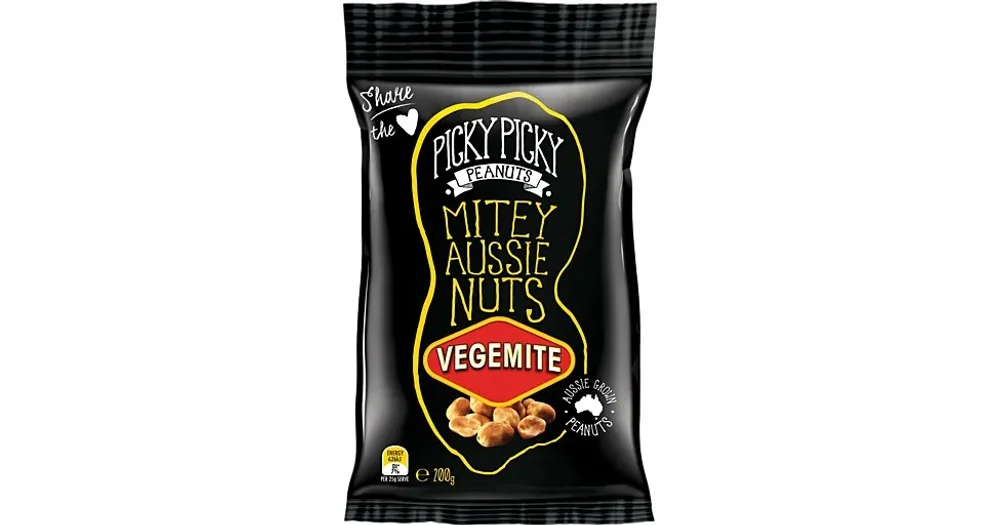 Picky Picky Mitey Aussie Nuts 200g reviews | ProductReview.com.au