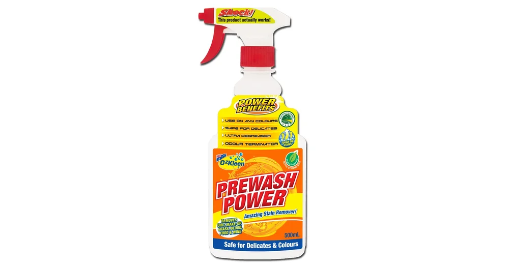 OzKleen Pre Wash Power reviews | ProductReview.com.au