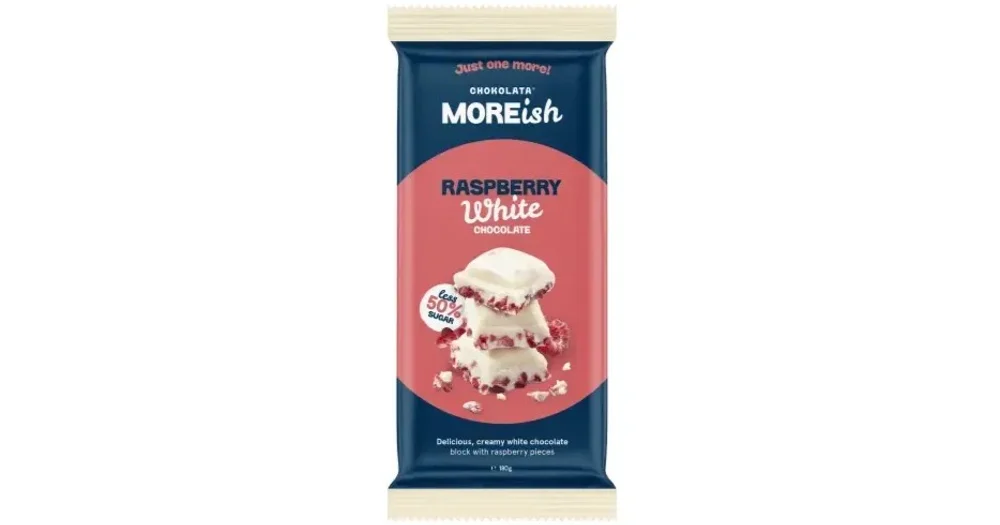 Moreish Raspberry White Chocolate reviews | ProductReview.com.au