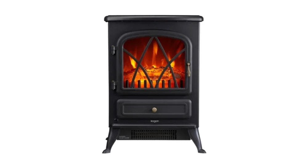 Kogan SmarterHome 1800W Portable Electric Fireplace Heater reviews ...