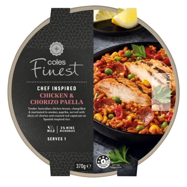 Coles Finest Chicken & Chorizo Paella reviews | ProductReview.com.au